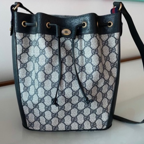 Gucci | Other | Vintage Gucci Drawstring Bag Circa 985 | Poshmark